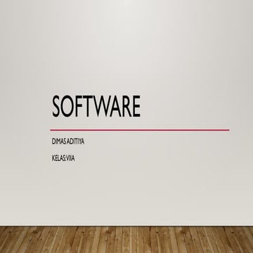 software untuk pemula yang baru belajar.pptx