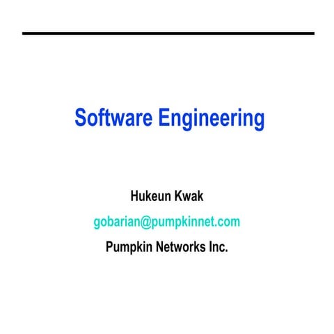Software engineering | PPT