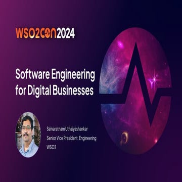 WSO2CON 2024 - Software Engineering for Digital Businesses | PDF | Web Development | Internet