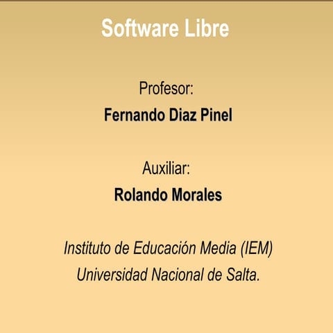 Introduccion al Software Libre | ODP