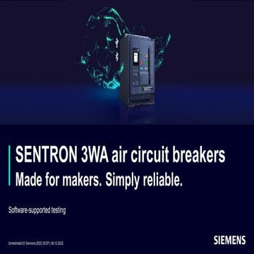 Software-supported testing - SENTRON 3WA air circuit breakers .pdf