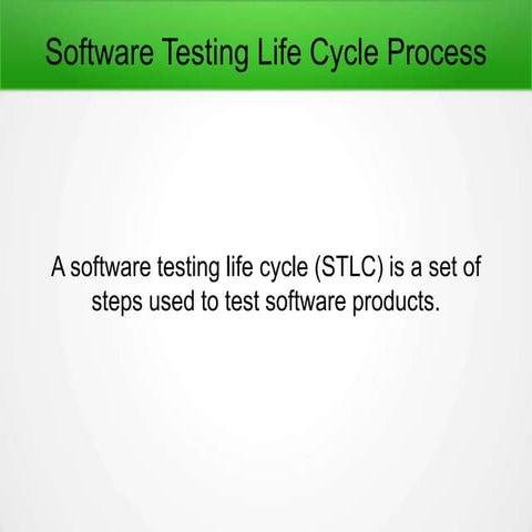 STLC | PPTX
