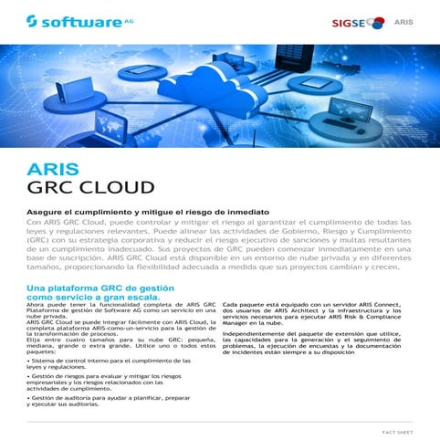 Aris solution for governance, risk & compliance management. ensure ...