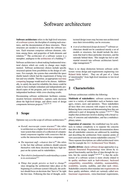 Model Based Software Architectures Pptx Computer Software And Applications Computing