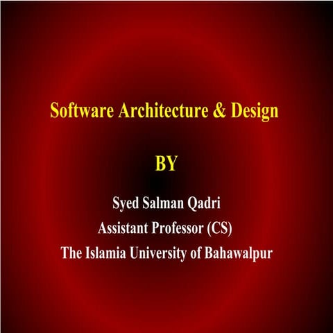 Software architecture6 | PPT
