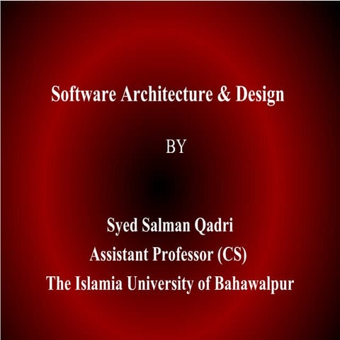Software architecture7 | PPT | Computer Software and Applications ...
