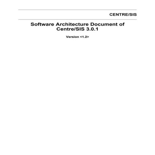 Software architecture final | DOC