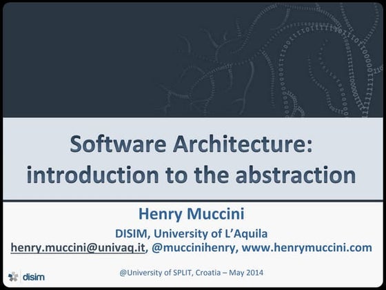Model Based Software Architectures | PPT