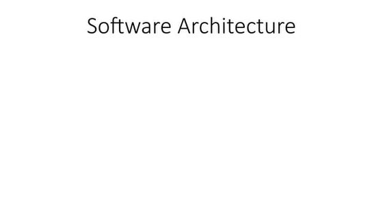 Hierarchical Software Architecturepptx Databases Computer Software And Applications