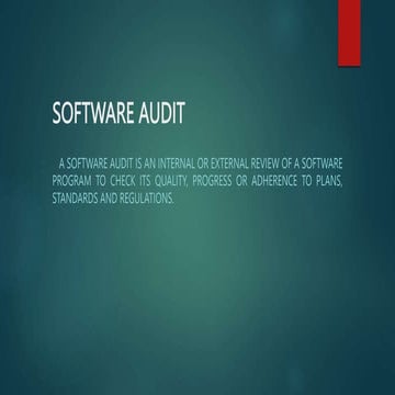 SOFTWARE AUDIT in information system.pptx