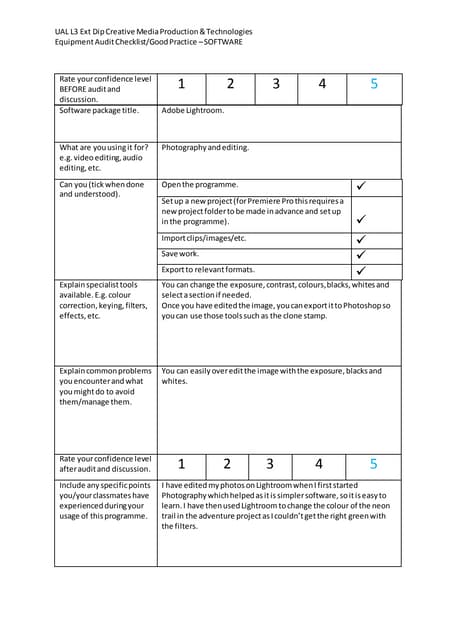 Software Audit - Photoshop | PDF