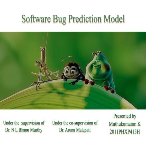 Software Bug Prediction Ppt