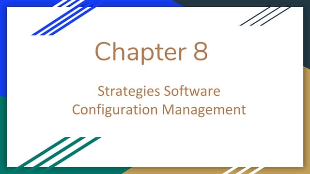 Software Configuration Management | PPTX