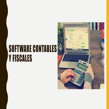 Software contables y fiscales | PPTX
