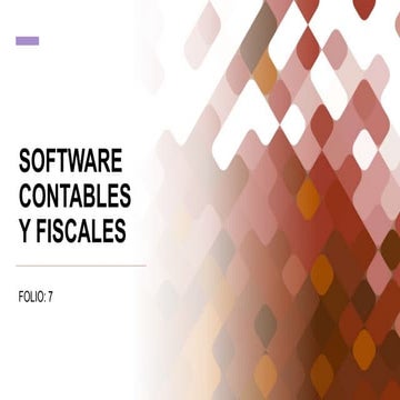 Sofware contables y fiscales | PPTX
