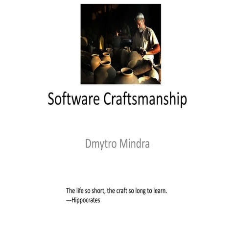 Software Craftsmanship | PDF