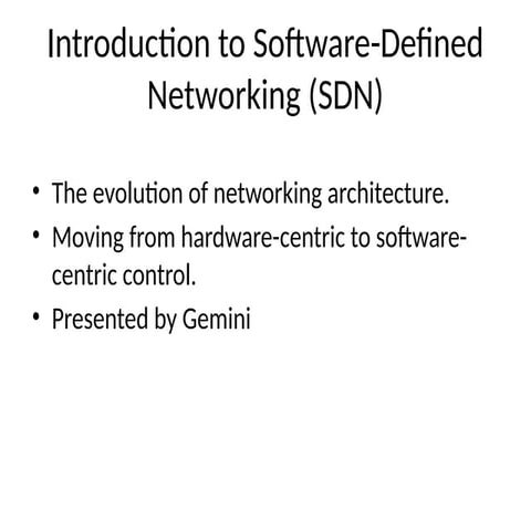 Software Defined Networks - Unit -1- class lecture notes.pdf