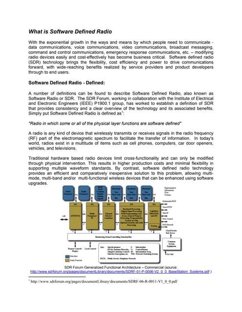 SOFTWARE DEFINED RADIO | PDF