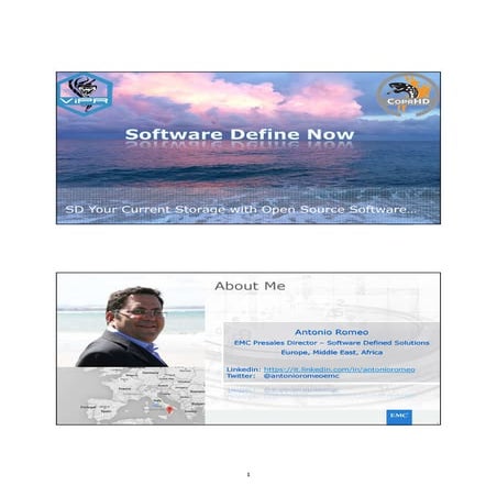 Software Define your Current Storage with Opensource | PDF