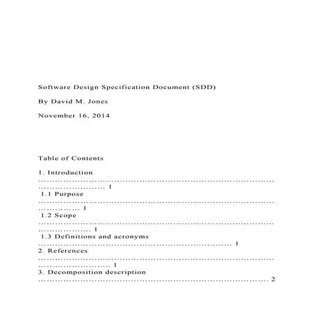 Software Design Specification Document (SDD) By Da.docx