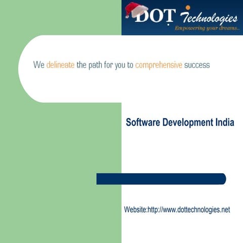Software development india | PPT | Technology & Computing