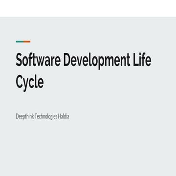 Software development life cycle | PPT
