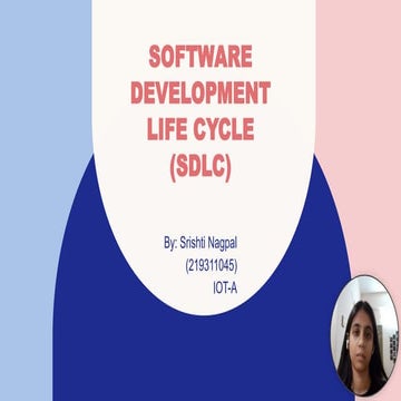 Software development life cycle by Srishti.pptx
