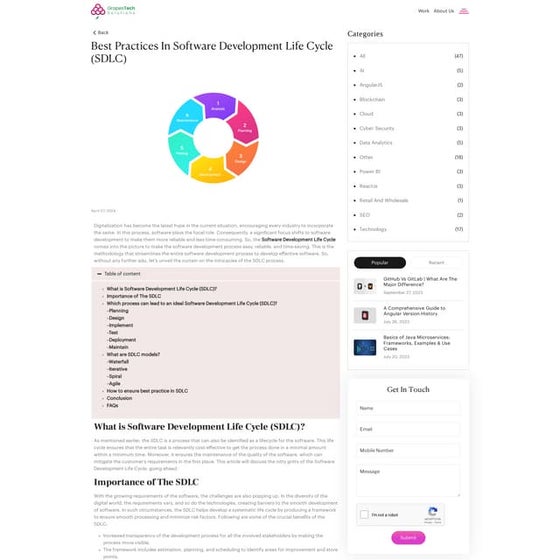 The Software Development Life Cycle’s Five Stages Are Described | PDF