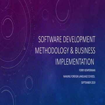 Software Development Methodology - An introduction | PDF