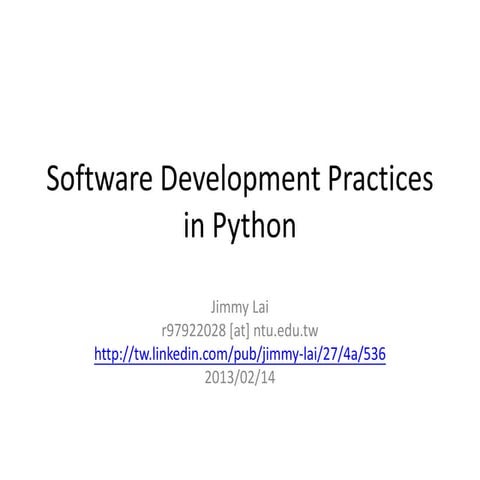 Python Nose A Unittest Based Testing Framework For Python That Makes 0285