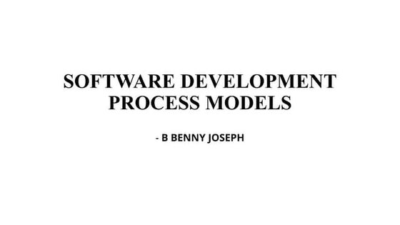 Software Engineering Perspective and Specialized Process Models | PDF | Computer Software and ...