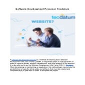 Software Development Process | Tecdatum | PDF