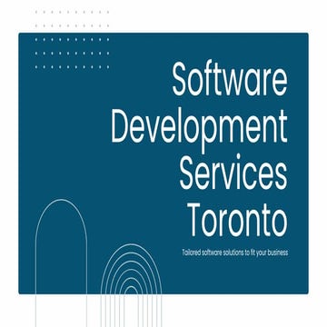 Custom Software Development Services in Toronto | Haya Solutions | PPT