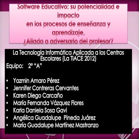Software educativo | PPTX | Computer Software and Applications | Computing