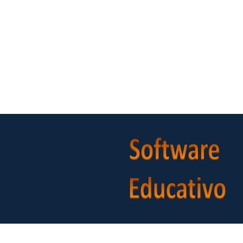 Software educativo | PPTX