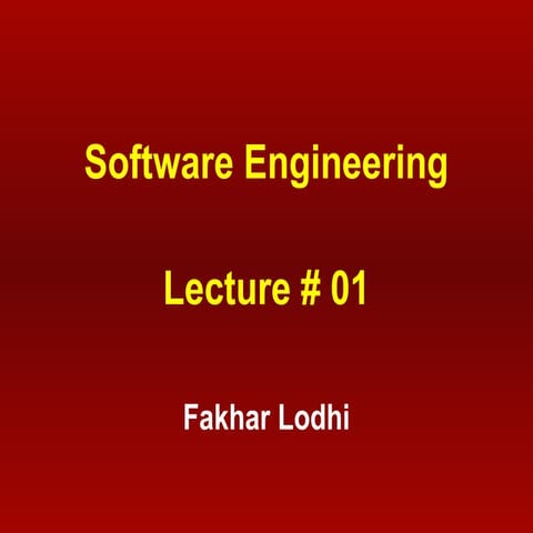 software engineering a detail lecture.ppt