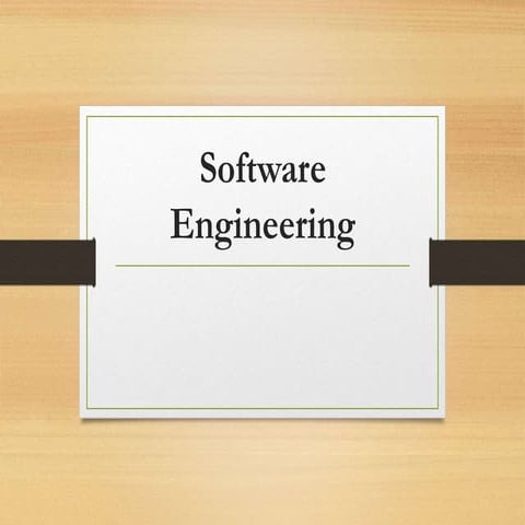 Software engineering | PPTX | Computer Software and Applications ...