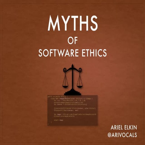 Software Engineering Ethics Myths | PDF