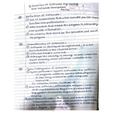 Software Engineering Notes - Unit 1.pdf