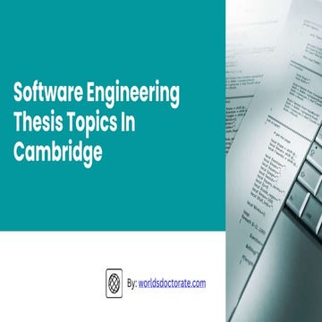 Software Engineering Thesis Topics In Cambridge AI-Driven Software Productivity.pptx
