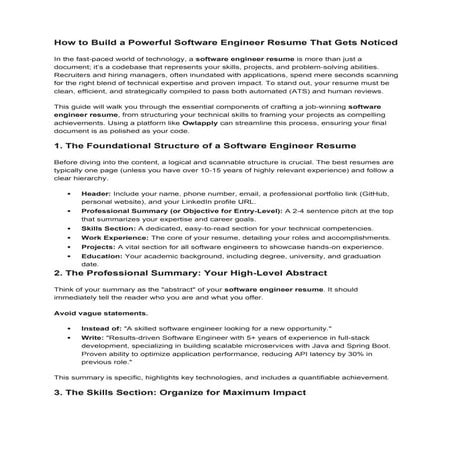 software engineer resume.docx - owlapply | DOCX