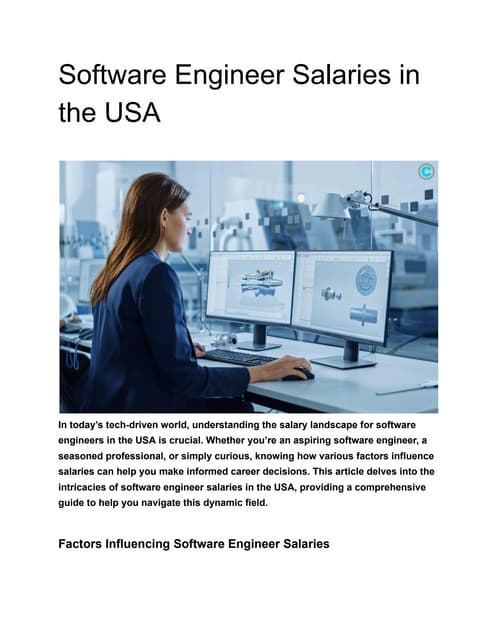 Top five reasons to become a Software Engineer | PPT