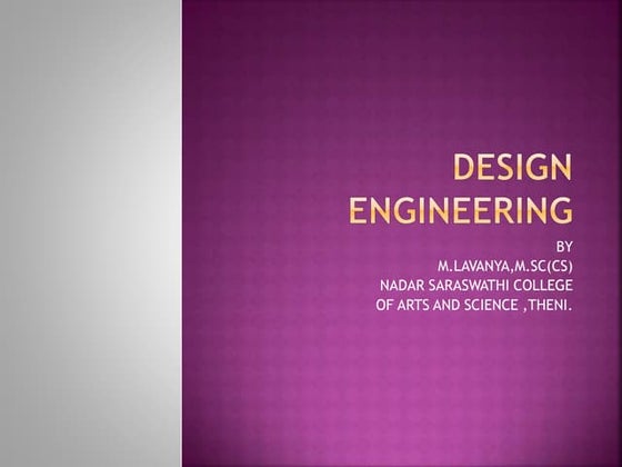 Data Designs (Software Engg.) | PPT