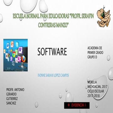 presentación gráfica sobre los distintos tipos de software y su uso más común. | PPTX ...