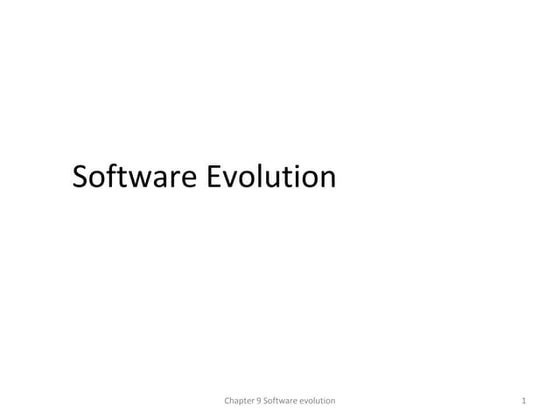 Bse 3105 lecture 5-evolution of legacy systems | PPT | Databases ...