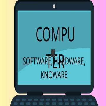 COMPUTER SOFTWARE, HARDWARE, KNOWARE.pptx