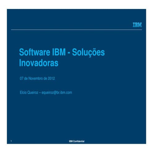 IBM Software Story | PDF