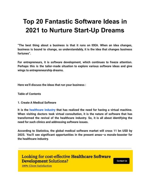 Top 10 On-Demand App Ideas to Launch in 2025. | PPT