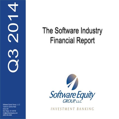 Software industry financial_report_3q2014 | PPT