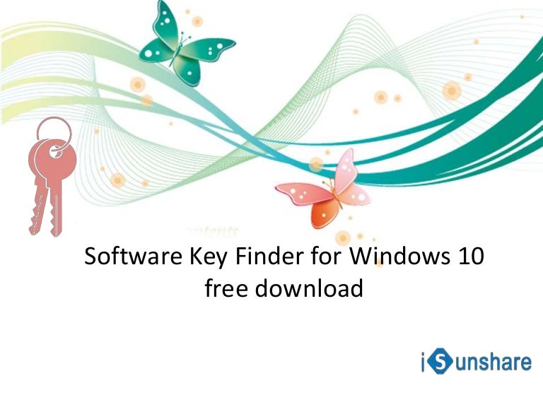 Free product key finder windows 10 - hunterslknm